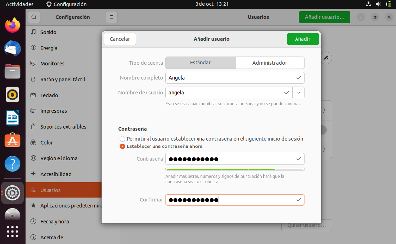 Añadir un nuevo usuario en Ubuntu 22.04 - ochobitshacenunbyte Añadir un nuevo usuario en Ubuntu 22.04 - ochobitshacenunbyte